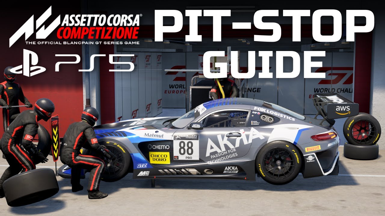 ACC on PS5: Pit-Stop Guide - How to gain time in the pit-lane! - YouTube