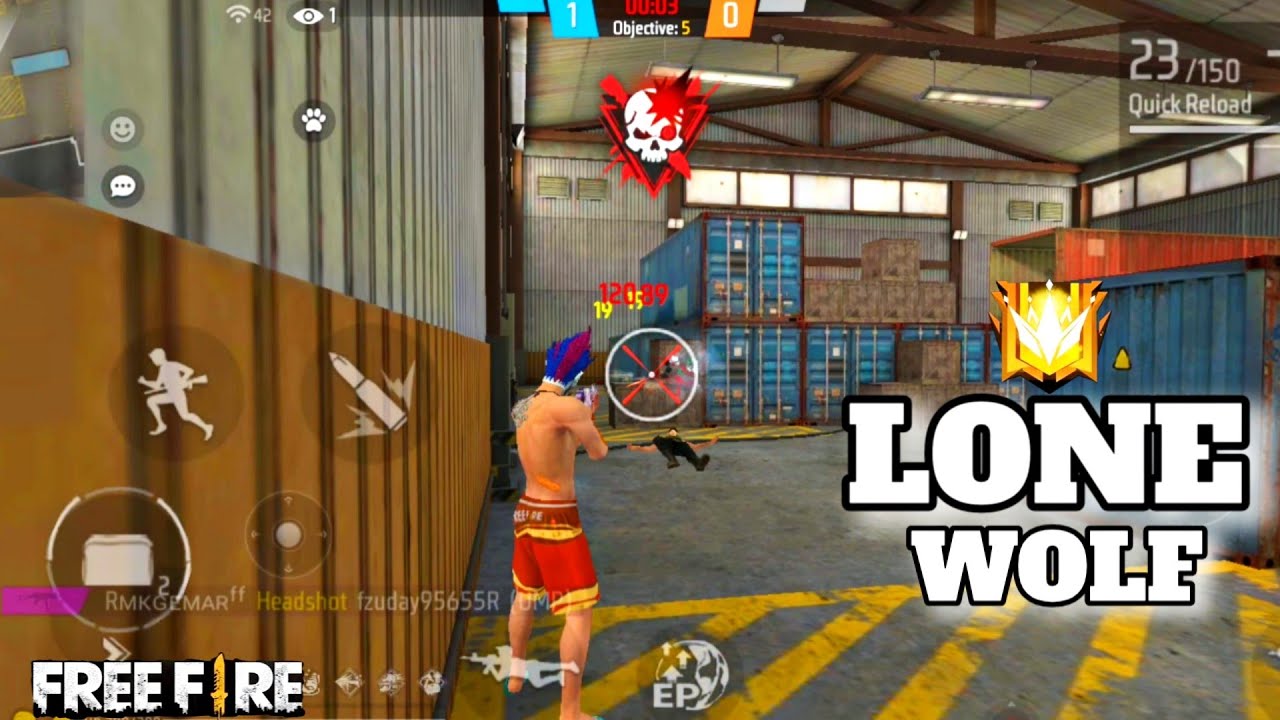 Free fire lone wolf gameplay// Garena free fire // free fire max# ...