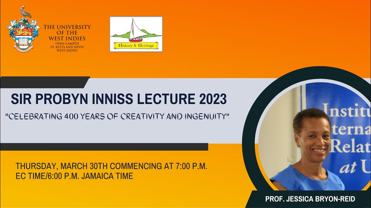 Sir Probyn Innis Public lecture 2023 - YouTube