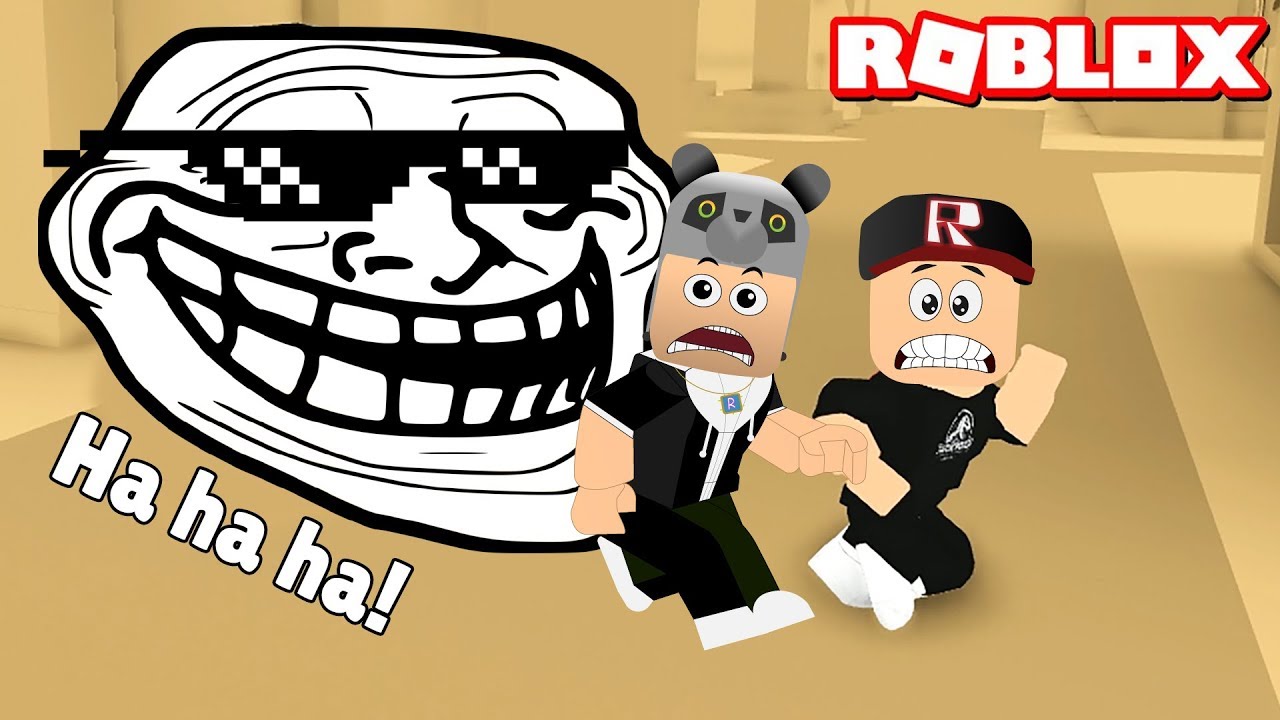 Trollface Bizi Kovalıyor! Yakalanırsan Kaybedersin - Panda ile Roblox ...