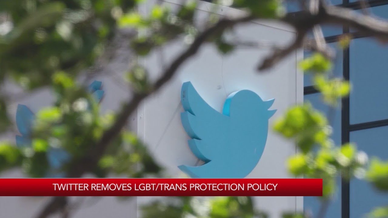 Twitter removes LGBTQ/transgender protection policy - YouTube