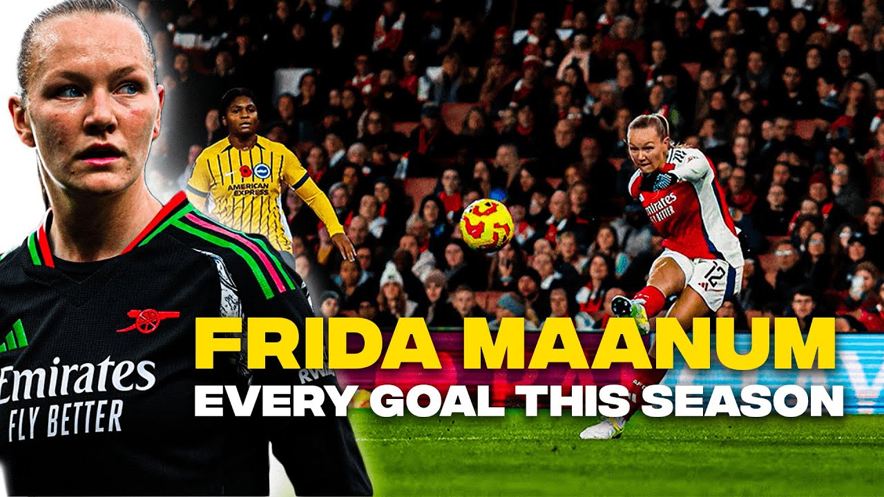 Frida Maanum’s Magic Moments for Arsenal This Season! - YouTube