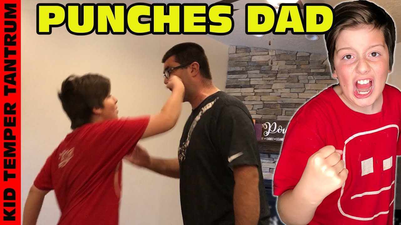 Kid Temper Tantrum Punch Dad In Face - Storyfire Version - YouTube