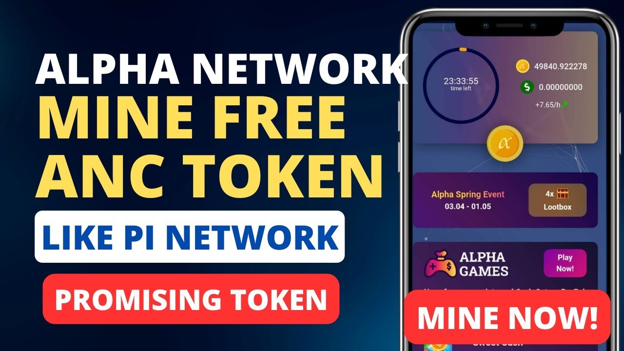 MINE ANC TOKEN | LIKE PI NETWORK | ALPHA NETWORK - YouTube