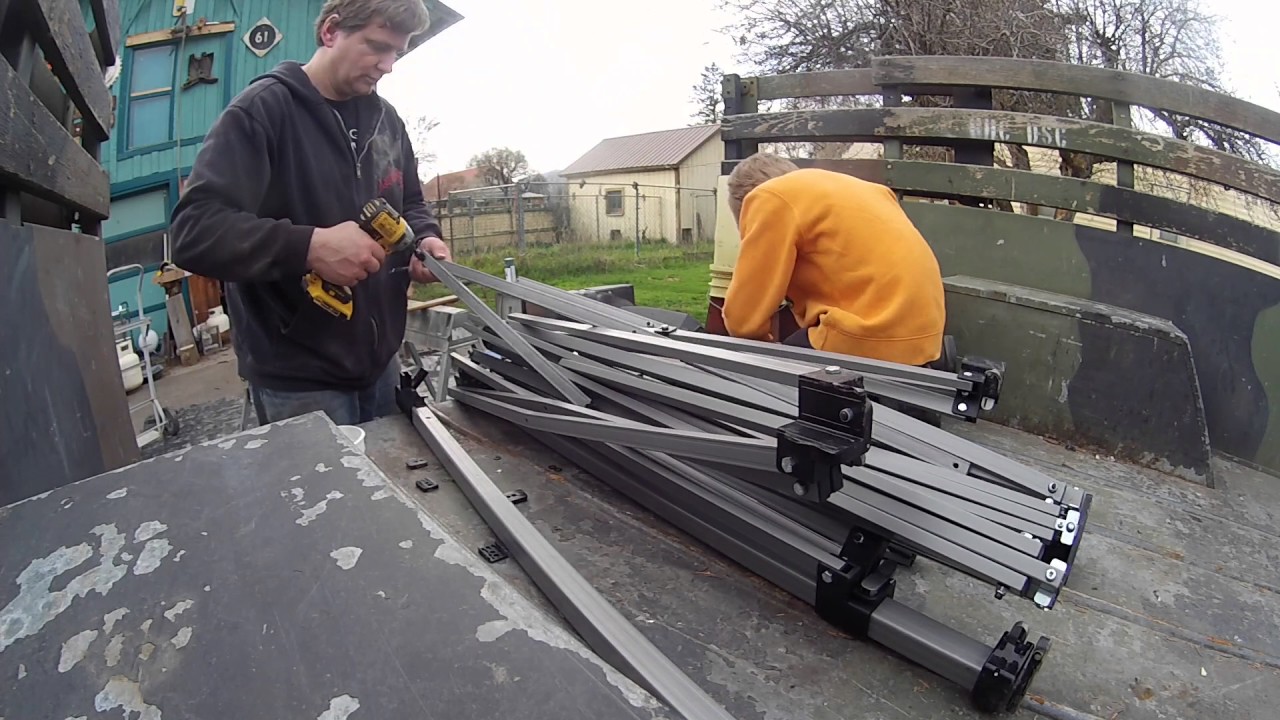 Tent Recycling - YouTube