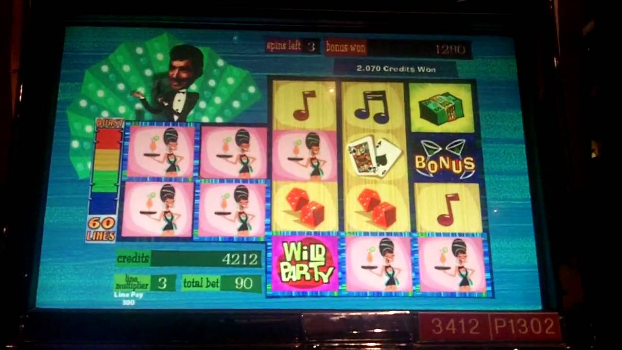 Dean Martin's Wild Party Slot Bonus - WMS - YouTube
