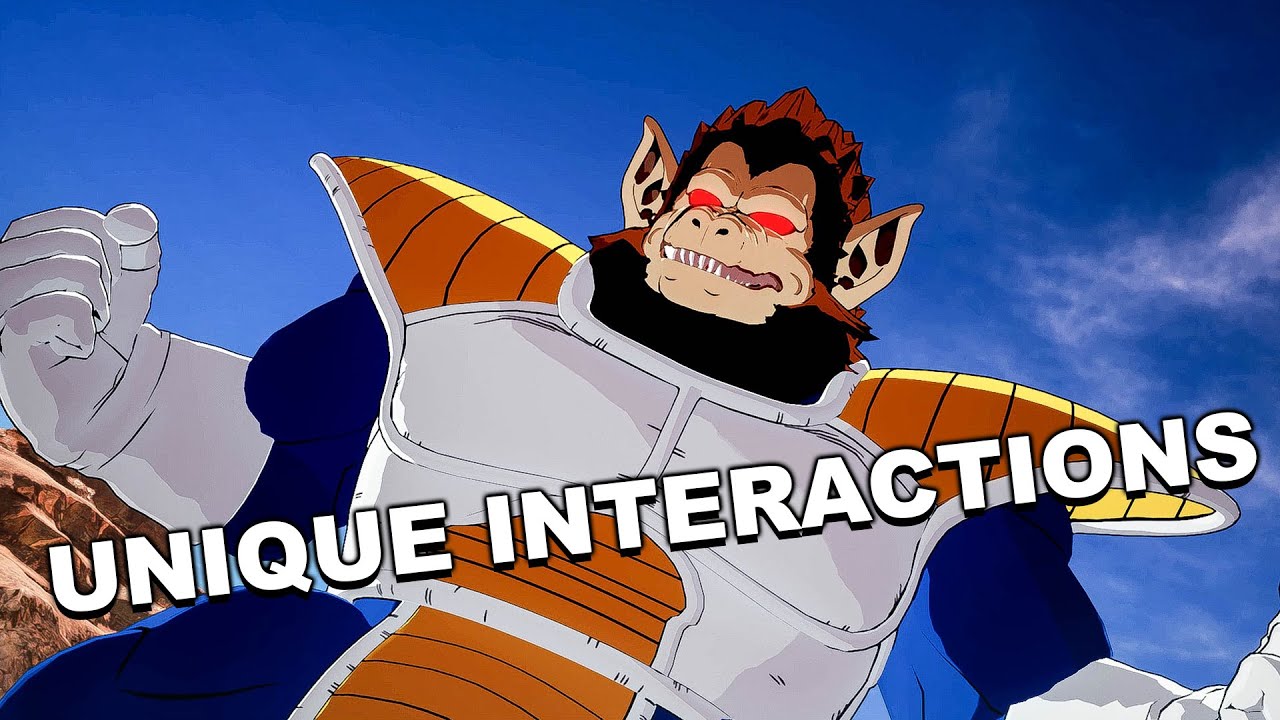 Dragon Ball Sparking Zero - Great Ape Vegeta Unique Interactions ...