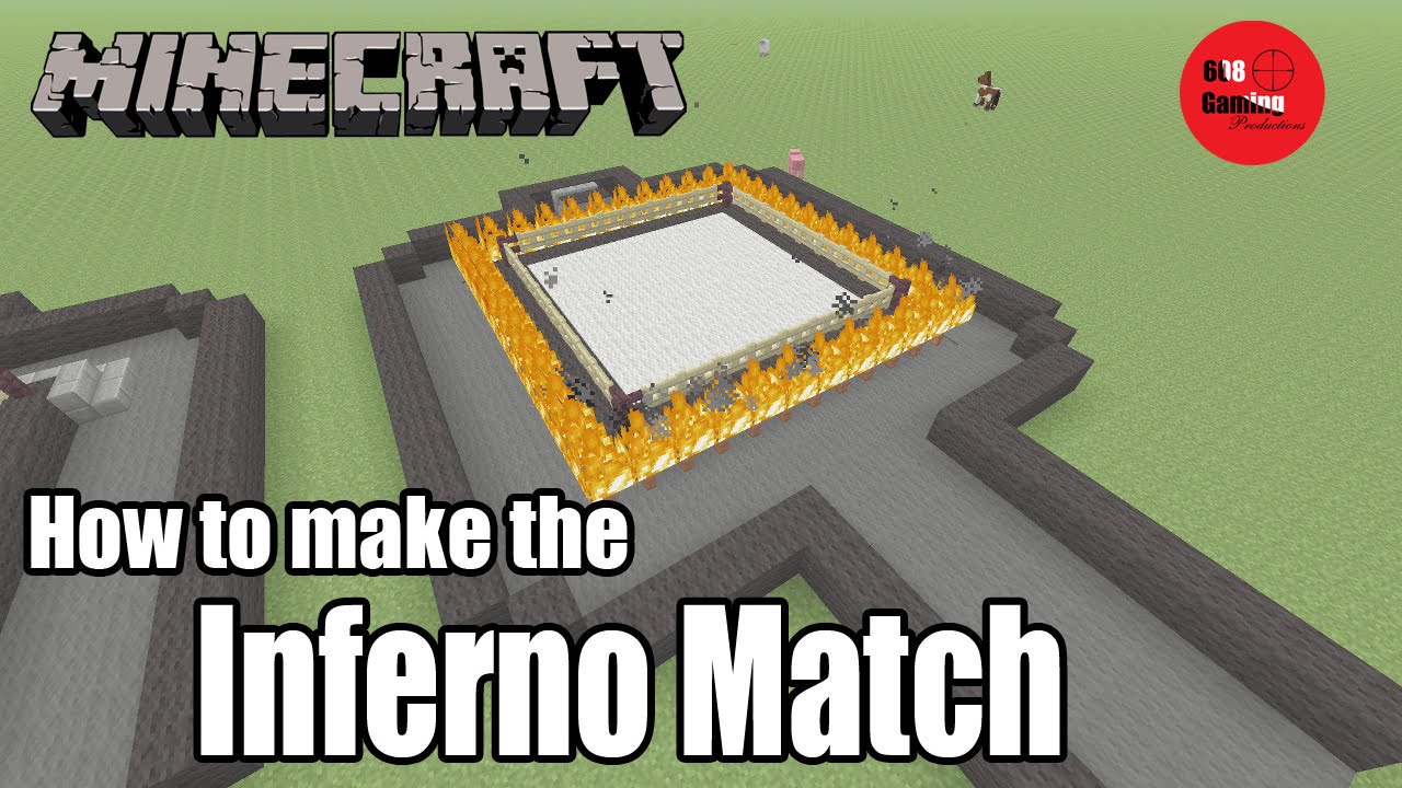 How to Build the WWE Inferno Match in Minecraft! - YouTube