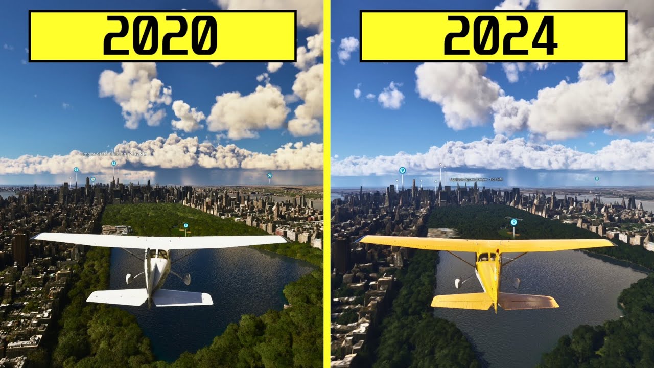 Microsoft Flight Simulator 2024 vs 2020 - Is it a true visual upgrade ...