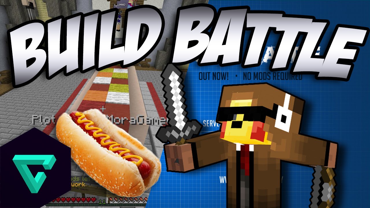 EN BUSCA DEL HOT DOG MÁS DELICIOSO | MINECRAFT BUILD BATTLE | Gameplay ...