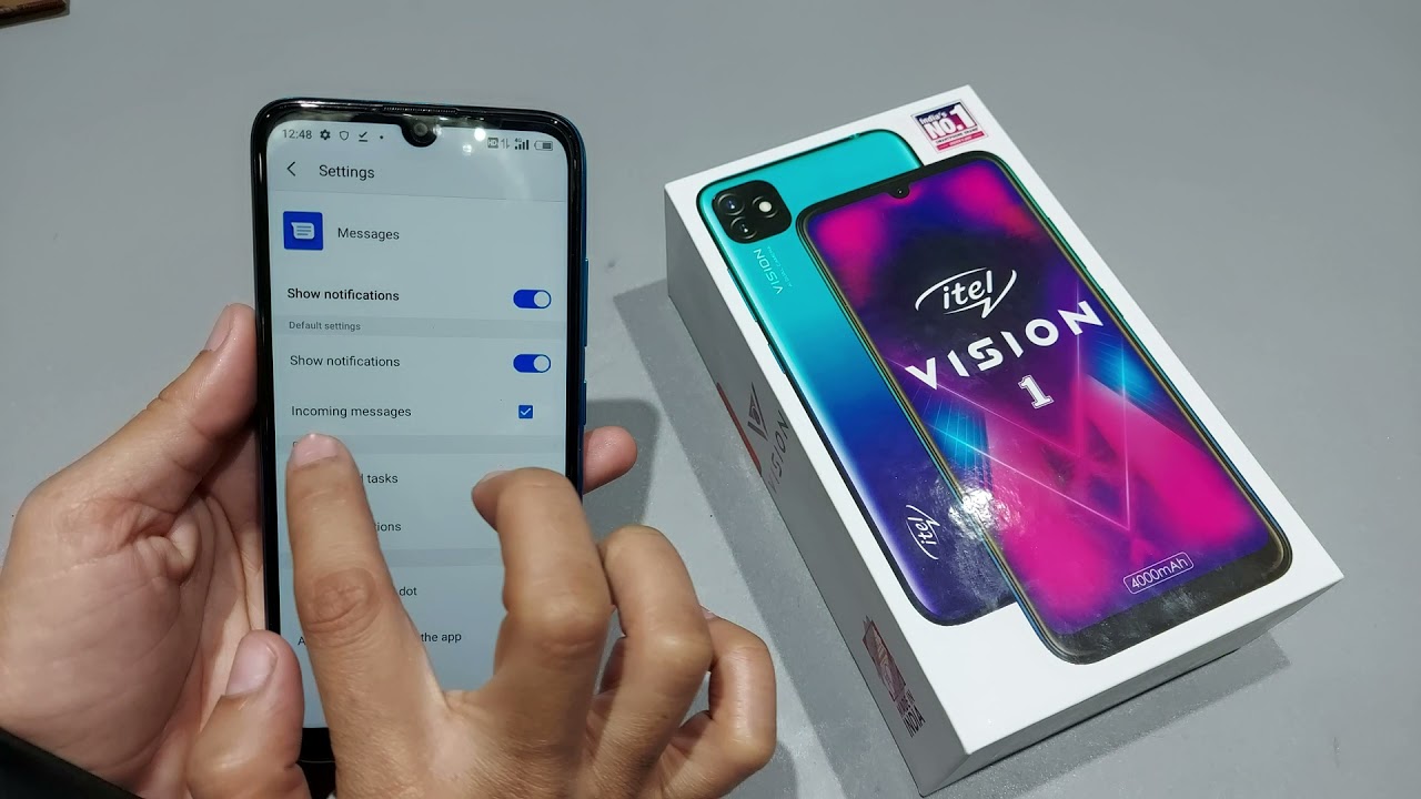 How to change message ringtone in itel vision 1,1 pro | Message sound ...