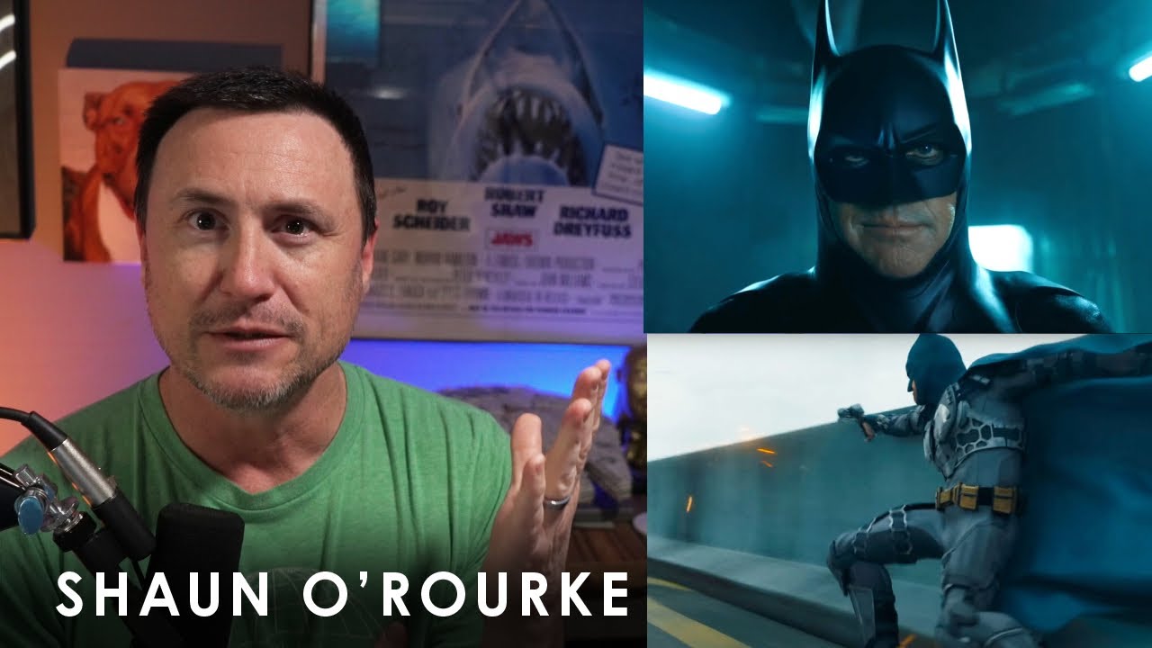 James Gunn's Batman Vision in New The Flash Trailer!! - YouTube