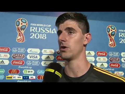 Courtois responds to claims he mocked Jordan Pickford’s height