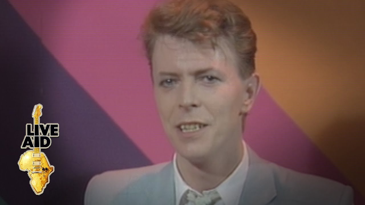 David Bowie - Interview (Live Aid 1985) - YouTube