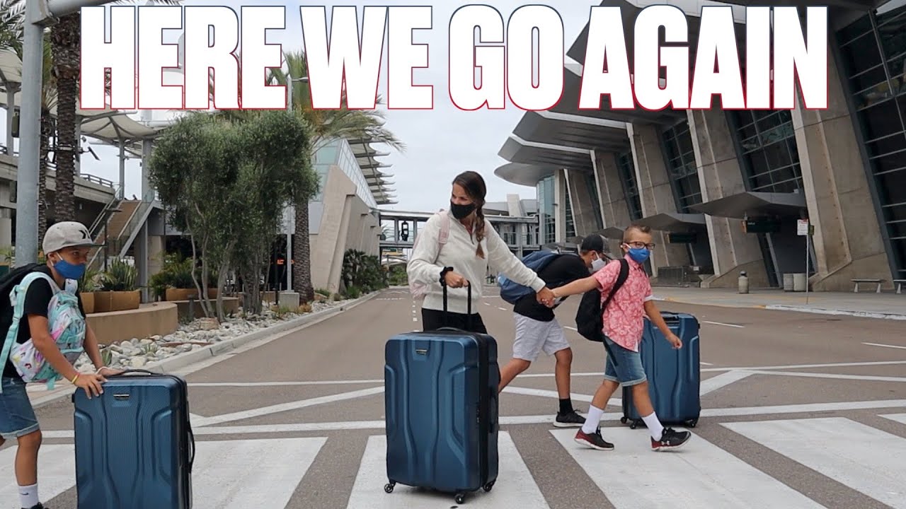 FAMILY OF SIX FLYING HOME FROM VACATION | FAMILY TRAVEL | FLYING WITH ...