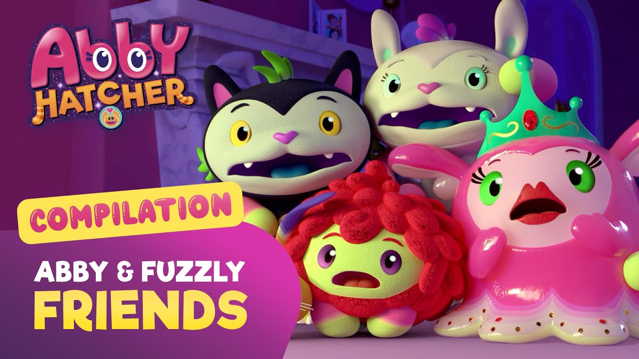 Abby Makes New Fuzzly Friends | Abby Hatcher Compilation | Cartoons for ...