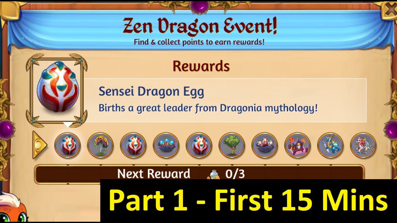 Zen Dragon Event Part 1 - First 15 Mins - Merge Dragons iOS Gameplay ...