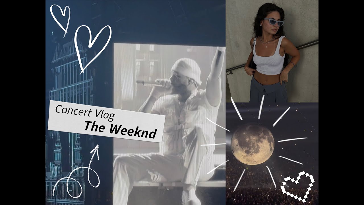 Concert Vlog #01 II The Weeknd II moon 🌔, starboy 💫, blinding lights 🌠 ...