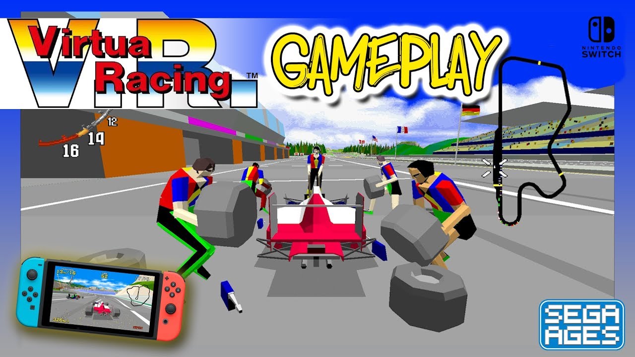 Virtua Racing Nintendo Switch Gameplay [SEGA AGES] - Retro Gaming - YouTube
