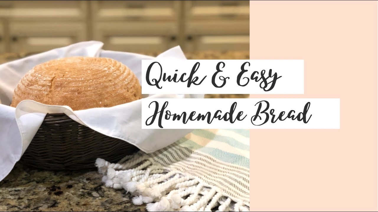 Quick & Easy Bread Recipe | Beginner Bread Baking #breadbaking #beginnerbreadbaking - YouTube