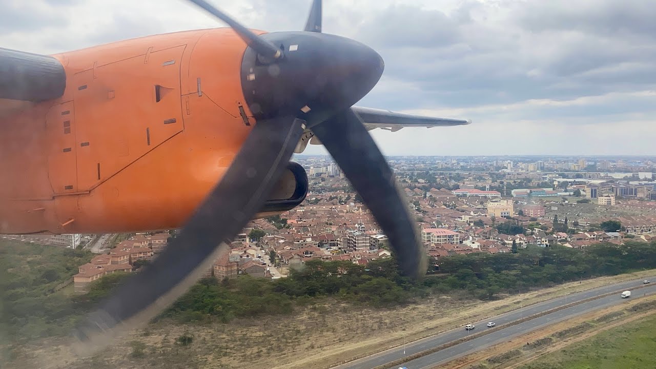 Infamous Fly540 De Havilland Canada DHC-8-314Q Dash 8 - Nairobi Wilson ...