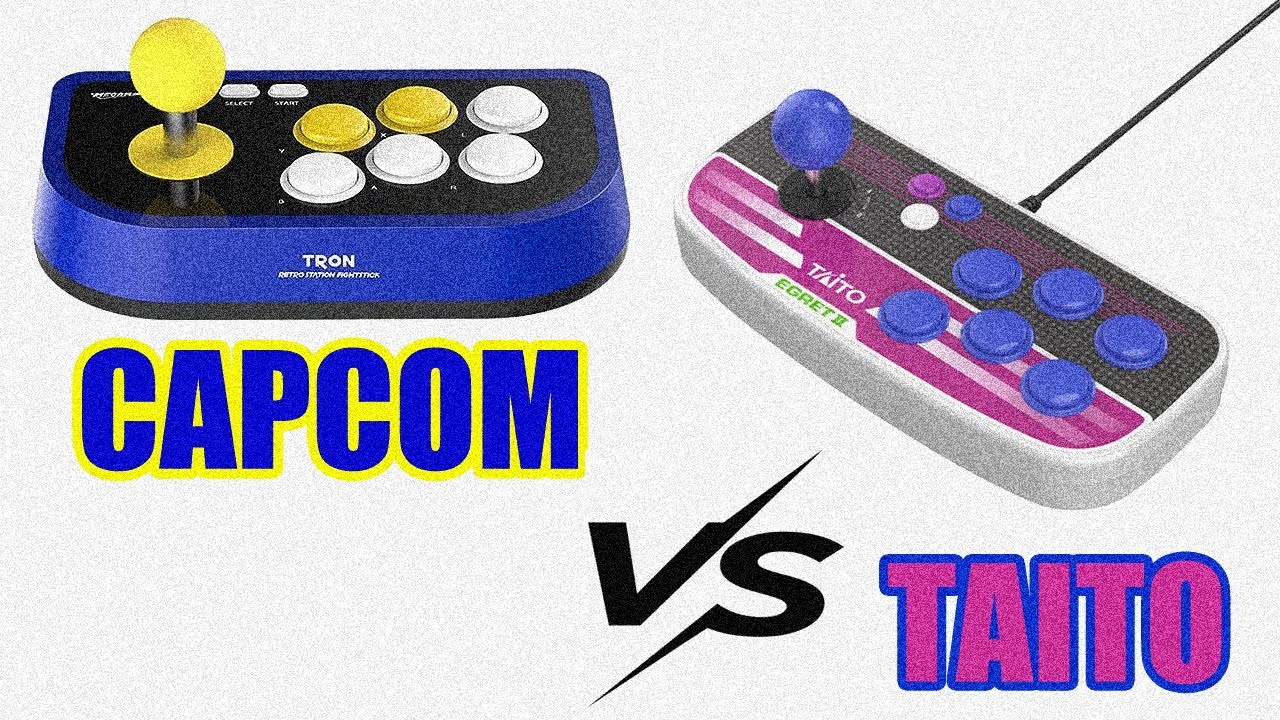 El ARCADE STICK de CAPCOM y el de TAITO ¿CUAL es MEJOR? - YouTube