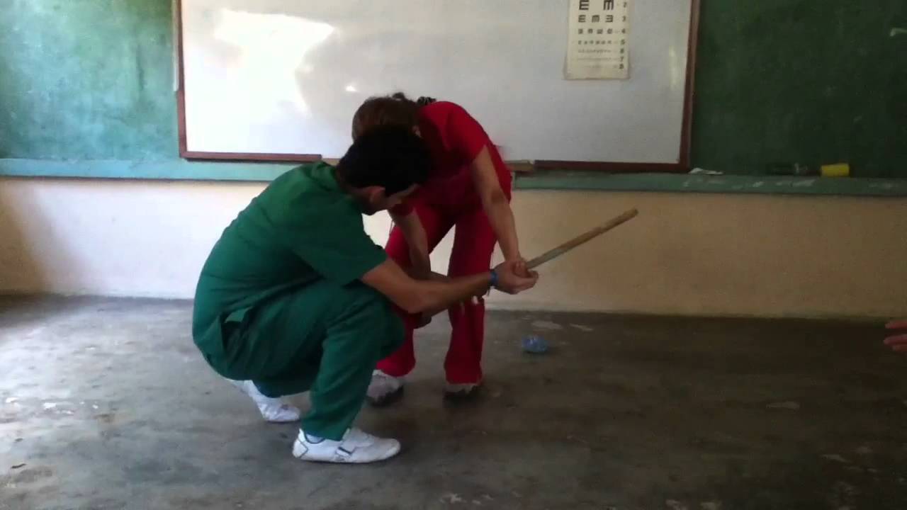 Dr. Anna trying 'the broom stick trick' - YouTube
