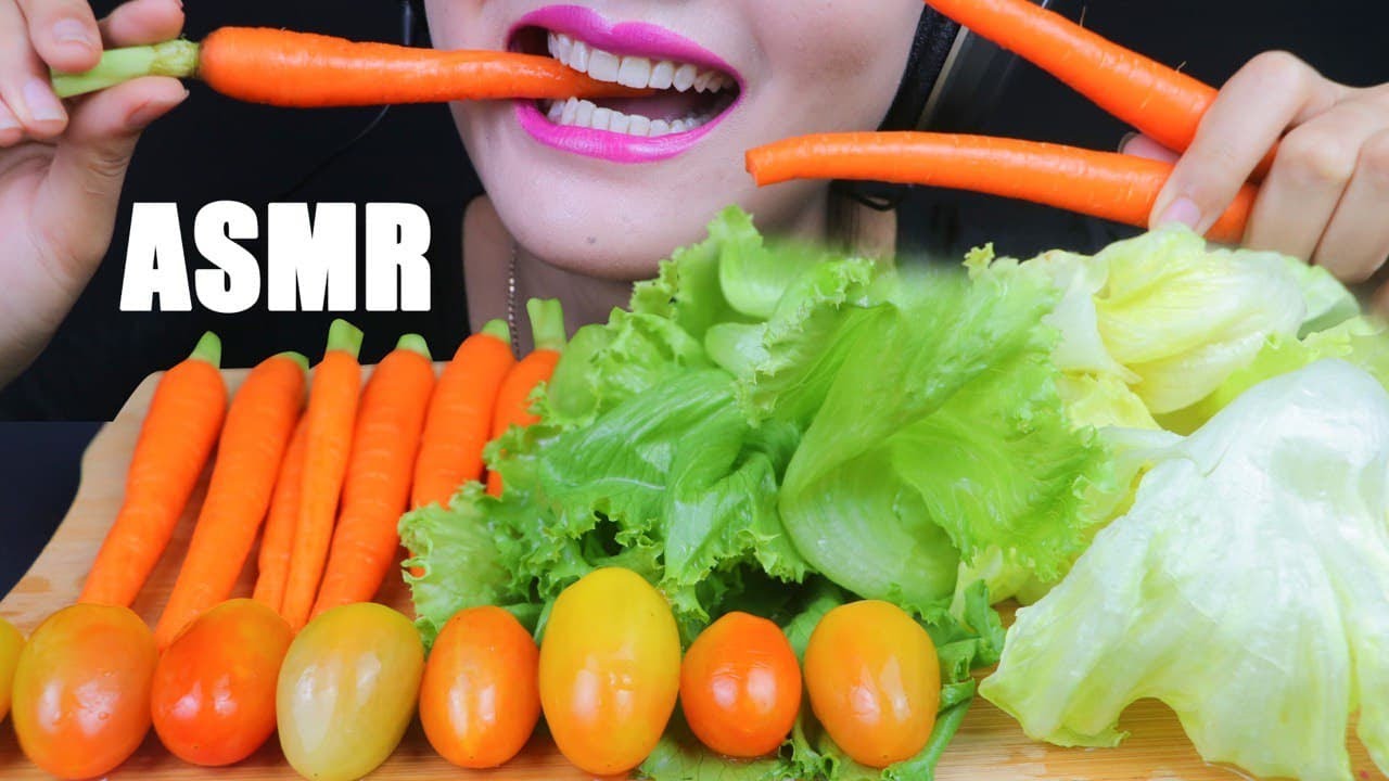 ASMR Veggie Platter (EXTREME CRUNCHY EATING SOUNDS) No Talking | PAN ...
