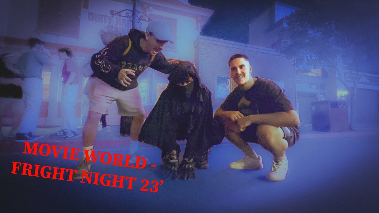 Movie World - Fright Night 2023 | A Horror Night with the boys 🧟‍♂️🤡🎃 # ...