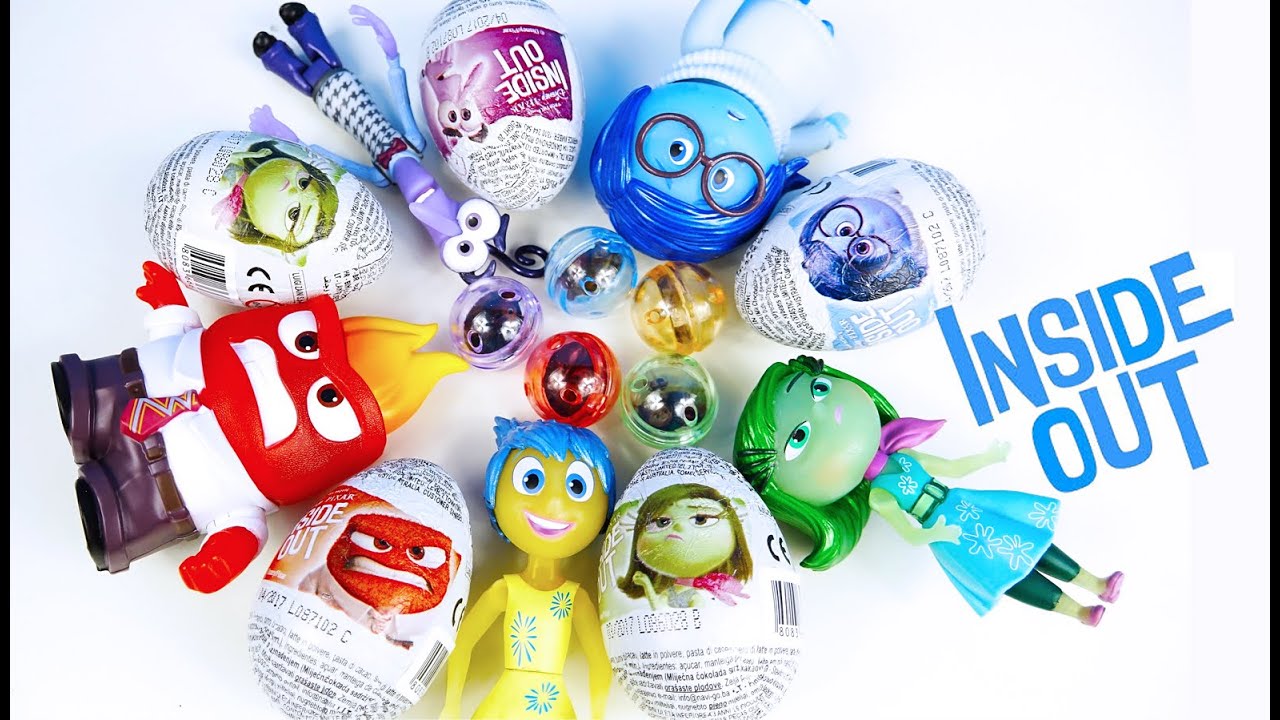 INSIDE OUT SURPRISES MEMORIES Eggs Emotions Disgust Anger Sadness Joy ...