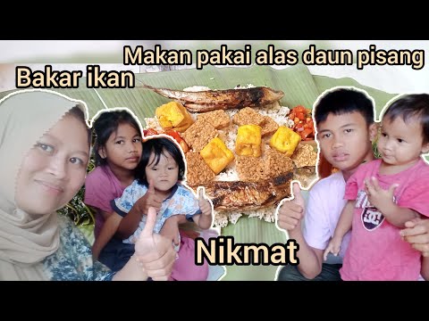 mari makan om tanteu online 🤗 ikan bakar terubuk,tahu,tempe sambel kecap,oseng kangkung.nikmatnyaaaa