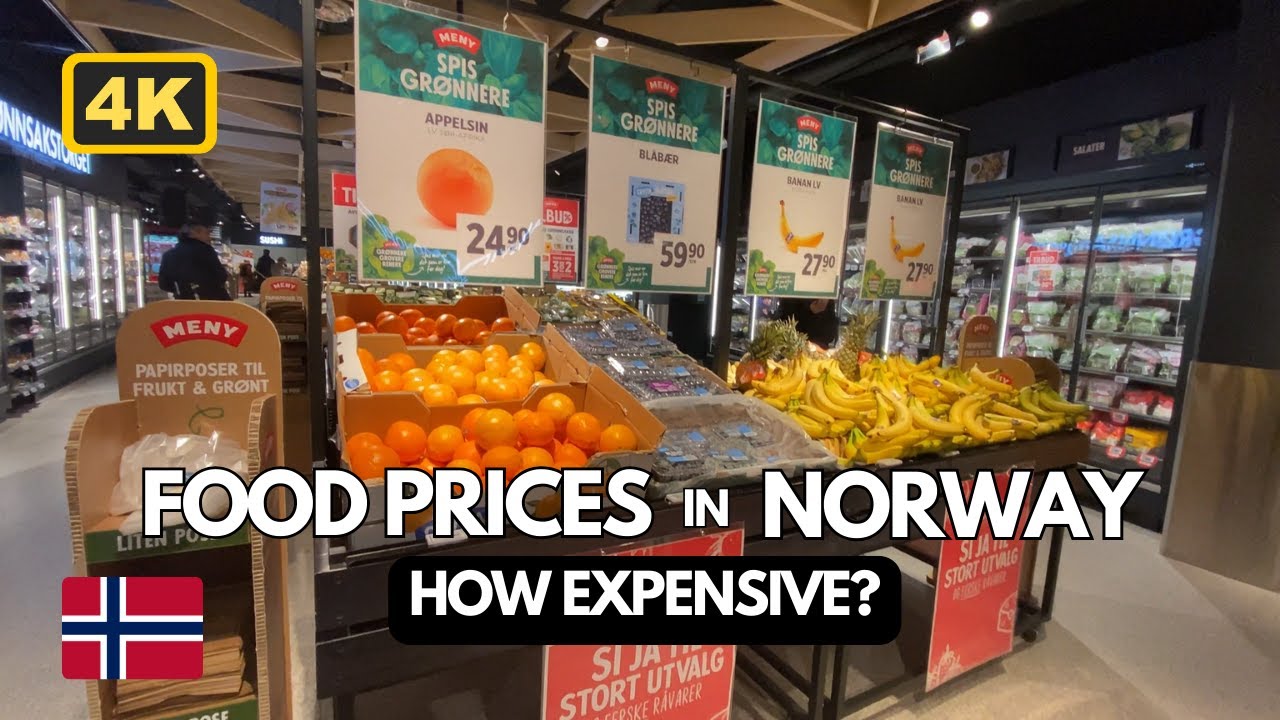 FOOD PRICES Oslo Norway 🥑 Grocery Shopping in 2025 🍕 Typical Norwegian ...