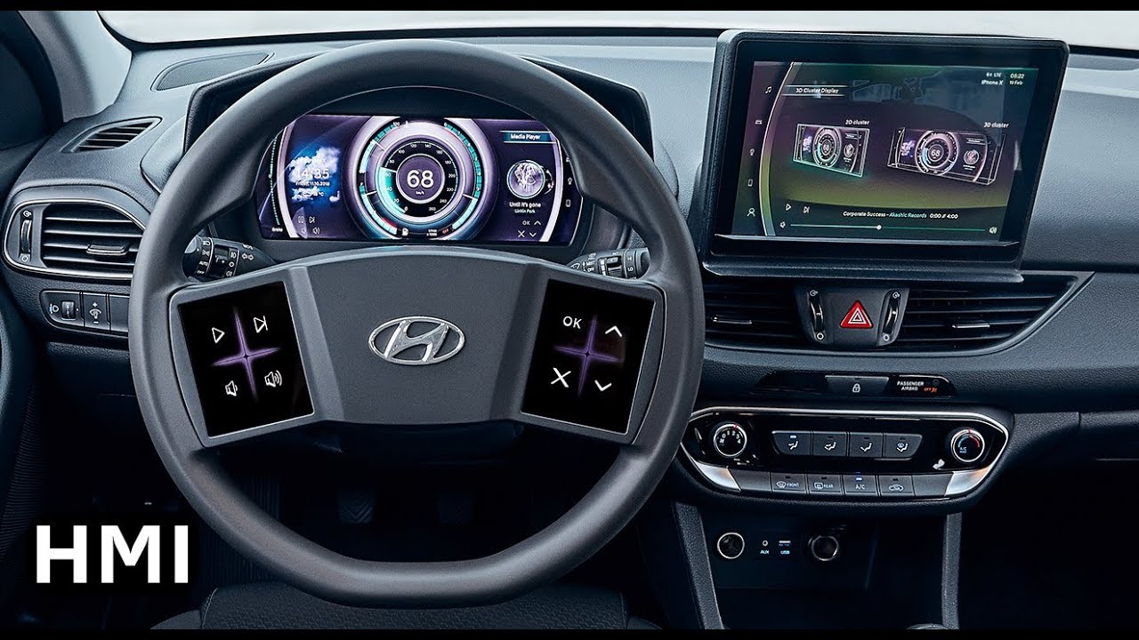 Hyundai Virtual Cockpit (HMI) - YouTube