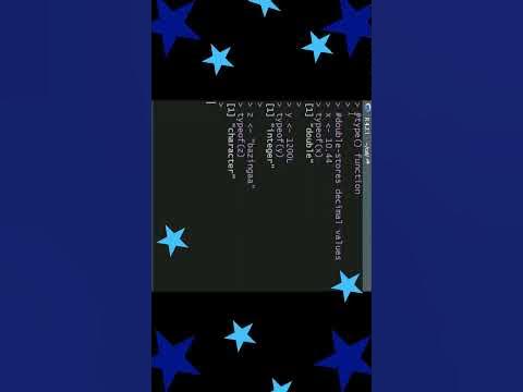 How to check data type of an object in R programming - YouTube