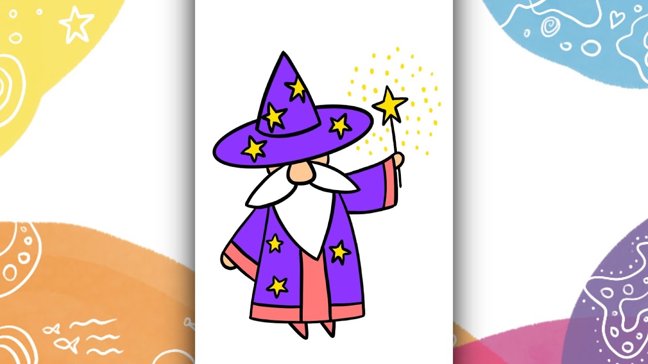 🧙‍♂️Unlock the Secrets of Drawing a Wizard 🎩 How to Draw a Wizard How ...