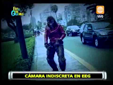 Esto es Guerra: David Villanueva es el hombre lobo en cámara indiscreta - 05/08/2013