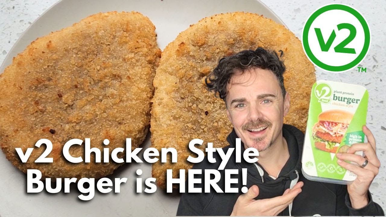 V2 Chicken Style Burger Review - YouTube
