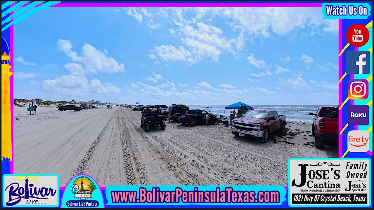 Summer Vacation On Bolivar Peninsula In Crystal Beach, Texas - YouTube