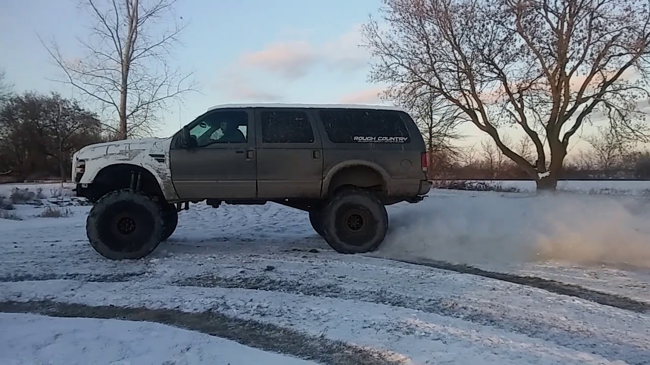 My Excursion trail rig on 44's - YouTube