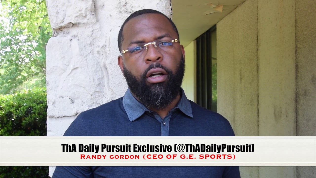 Randy Gordon of G.E. Sports interview with ThA Daily Pursuit - YouTube