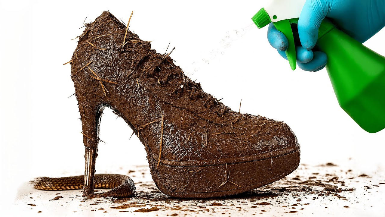 DIRTIEST Shoe EVER Found on the Street | ASMR Cleaning Transformation ...