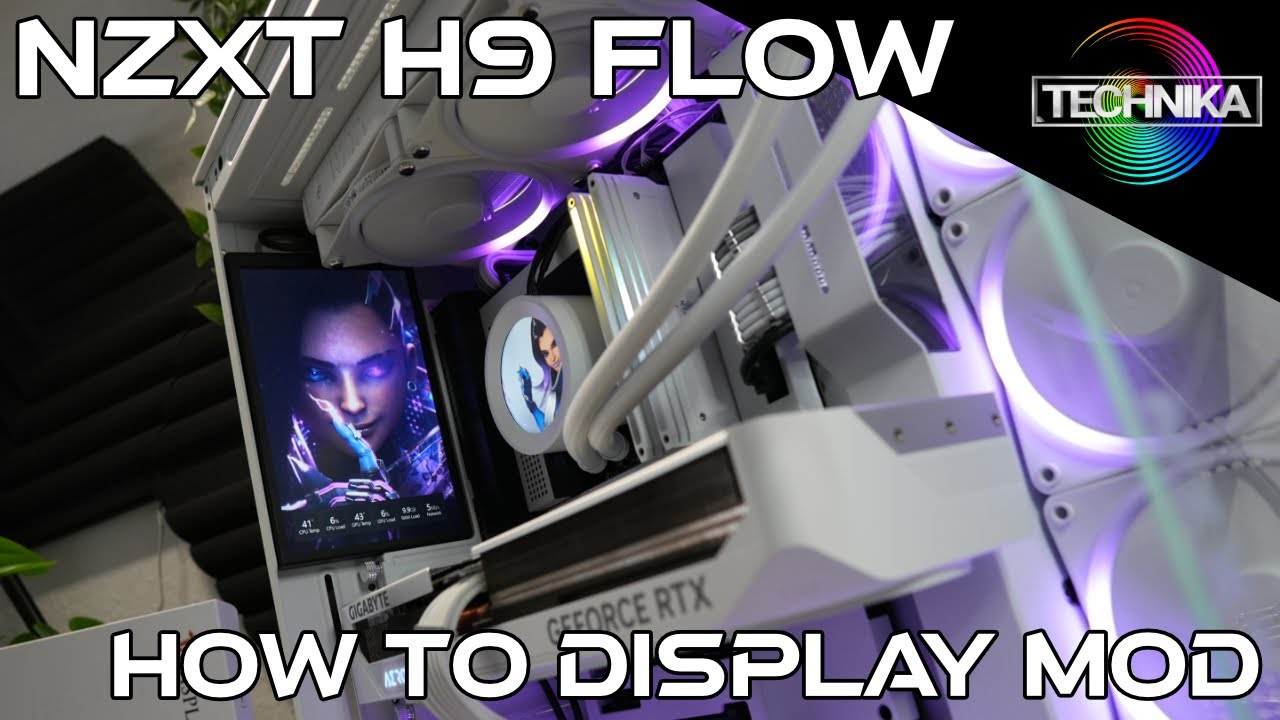 How To Display MOD NZXT H9 Flow - YouTube