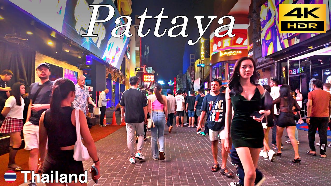 Pattaya Walking Tour | Nightlife in Walking Street, Pattaya | Thailand ...