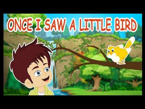 Once i saw a little bird come hop hop hop english ukg rhyme video for ...