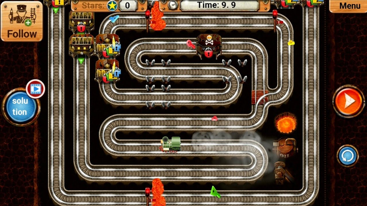 Train Track Maze - Classic Make Puzzle Game - Android Gameplay #1526 ...