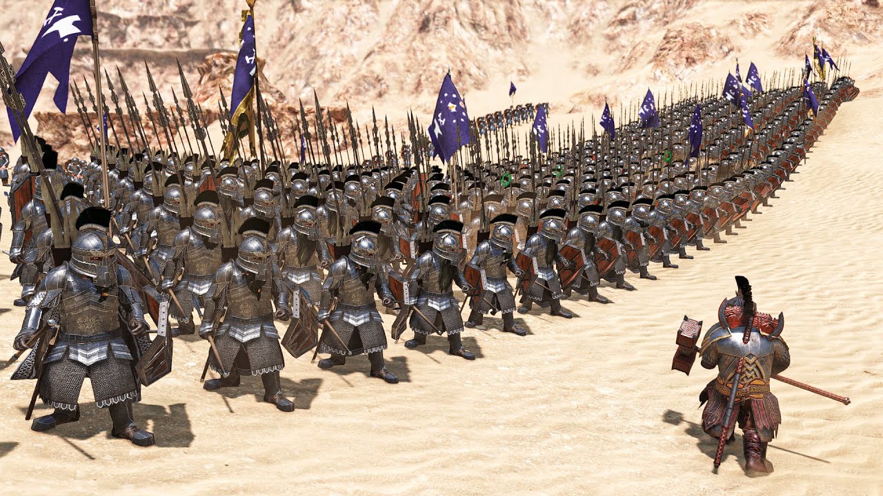 1000 Orcs vs Dwarven Army Defense | Mount & Blade II: Bannerlord LOTR ...
