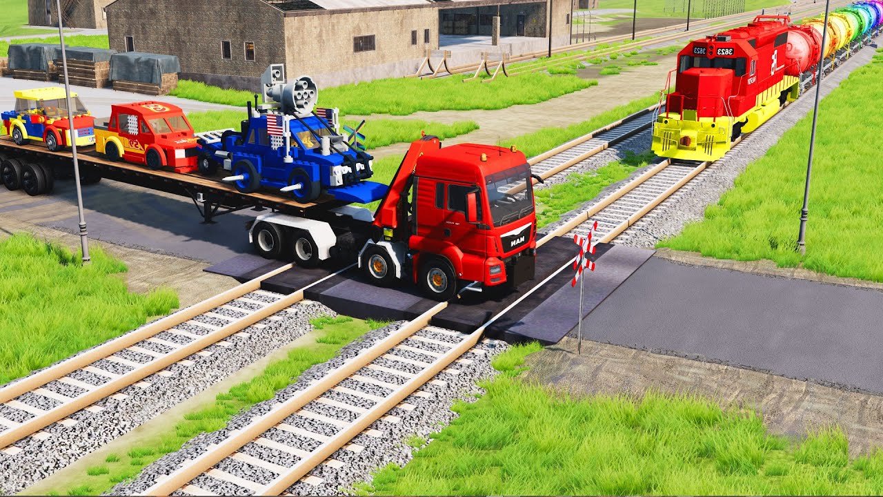 NO Brakes NO Control Trains Derailments BEAMNG DRIVE - YouTube