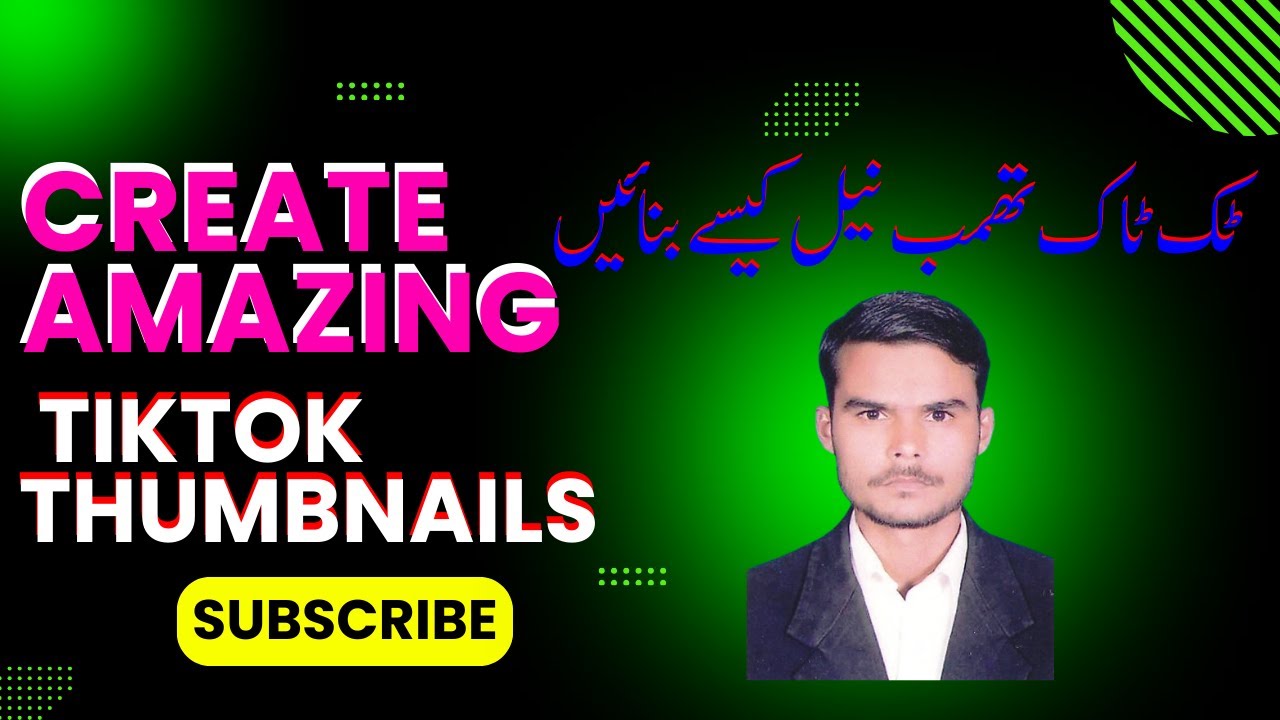 How to create tiktok thumbnail | CREATE AMAZING TikTok Thumbnails with ...
