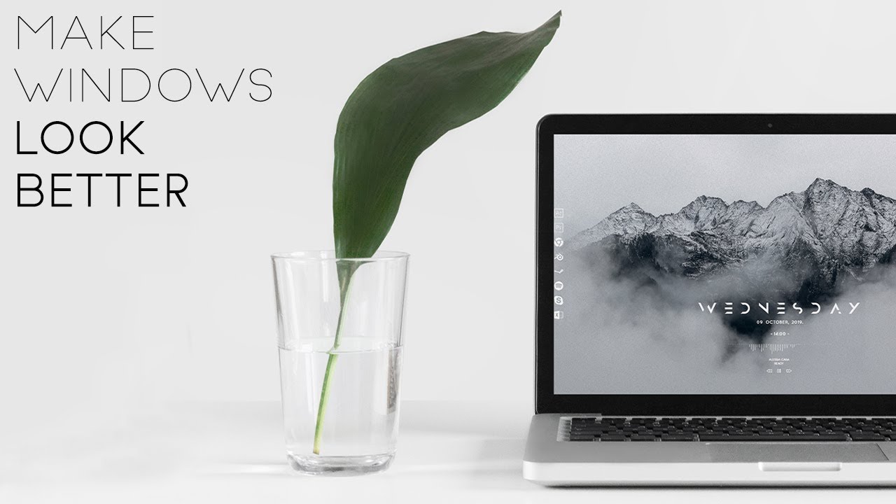 Minimalist Desktop - Make Windows Look Better - YouTube