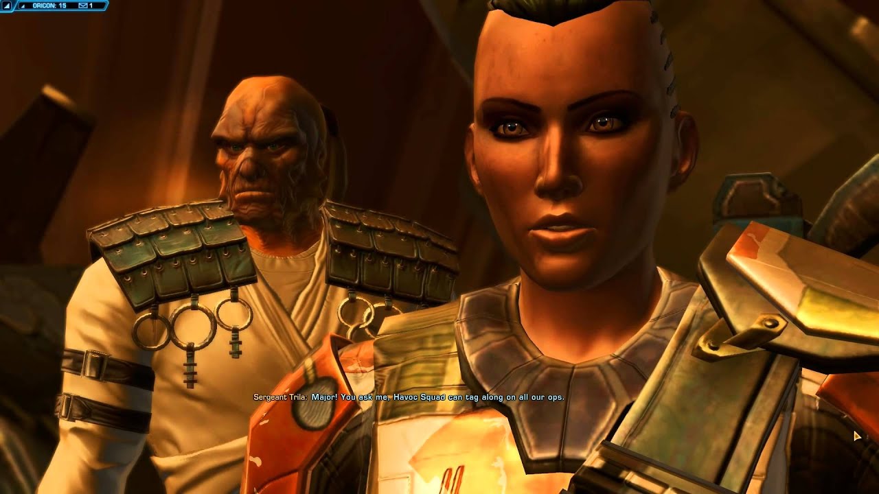 SWTOR Oricon Republic story cutscenes - YouTube